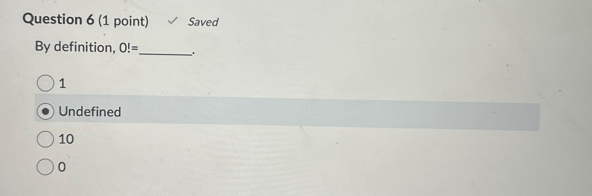 Solved Question 6 (1 ﻿point) ﻿SavedBy definition, | Chegg.com