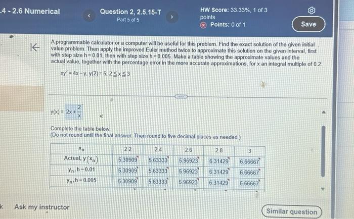 Solved A programmable calculator or a computer will be | Chegg.com