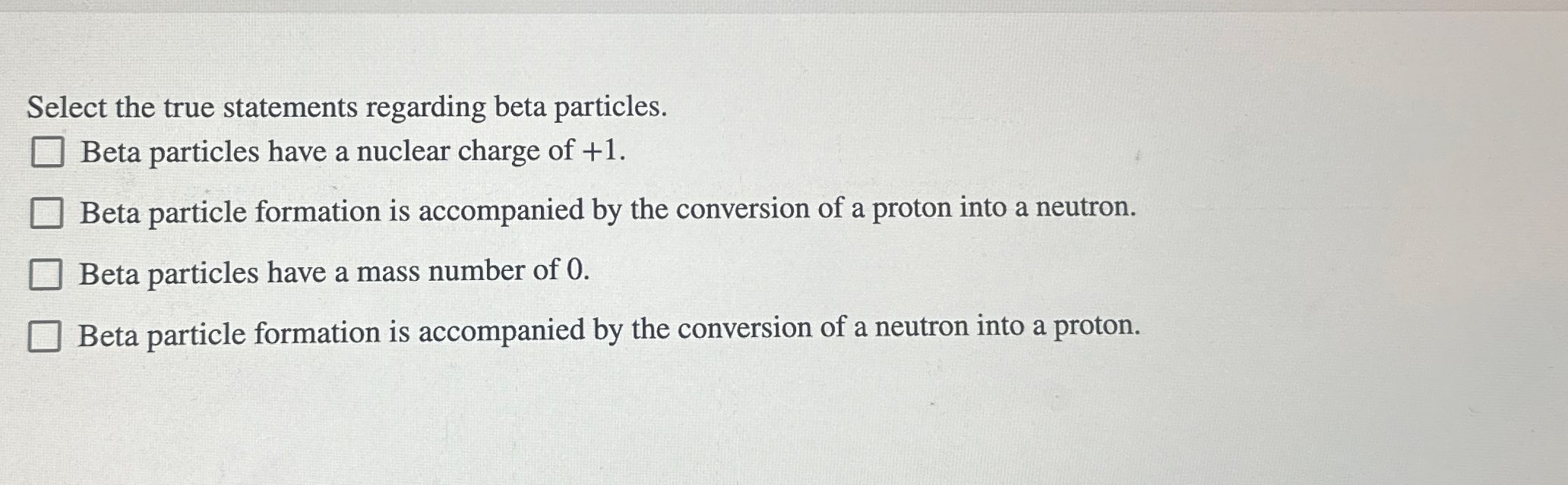 Select the true statements regarding beta | Chegg.com