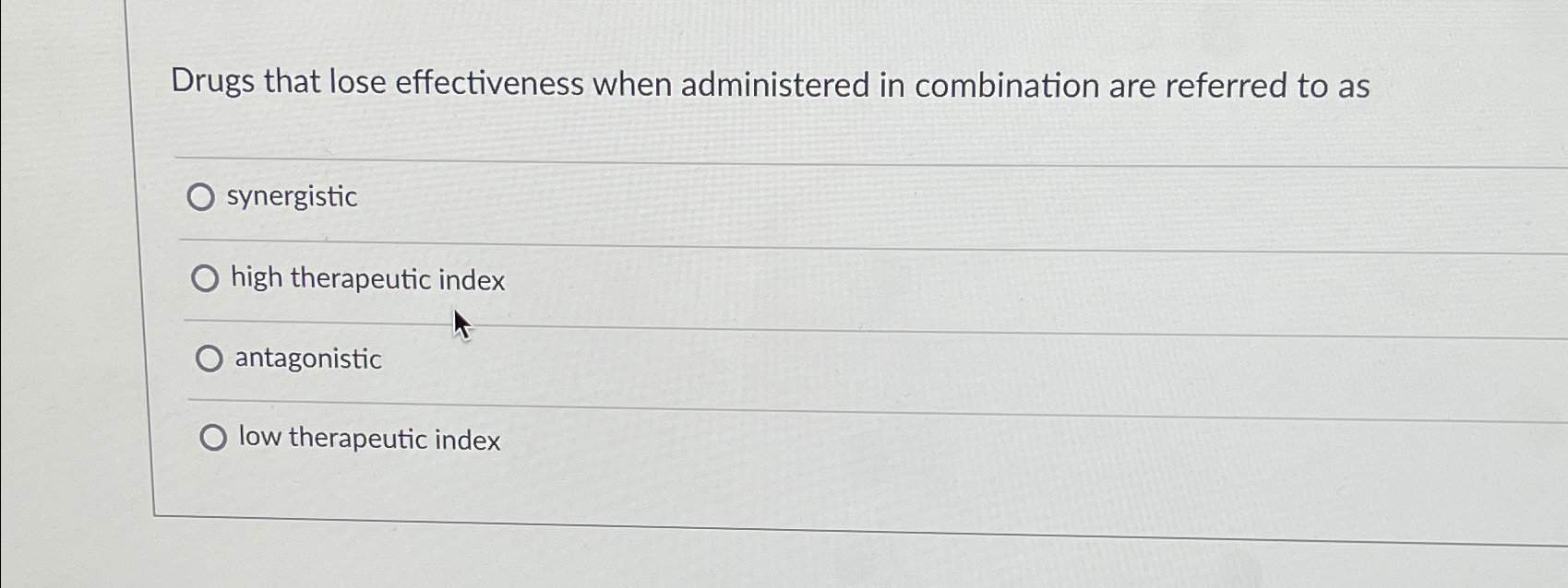Solved Drugs that lose effectiveness when administered in | Chegg.com