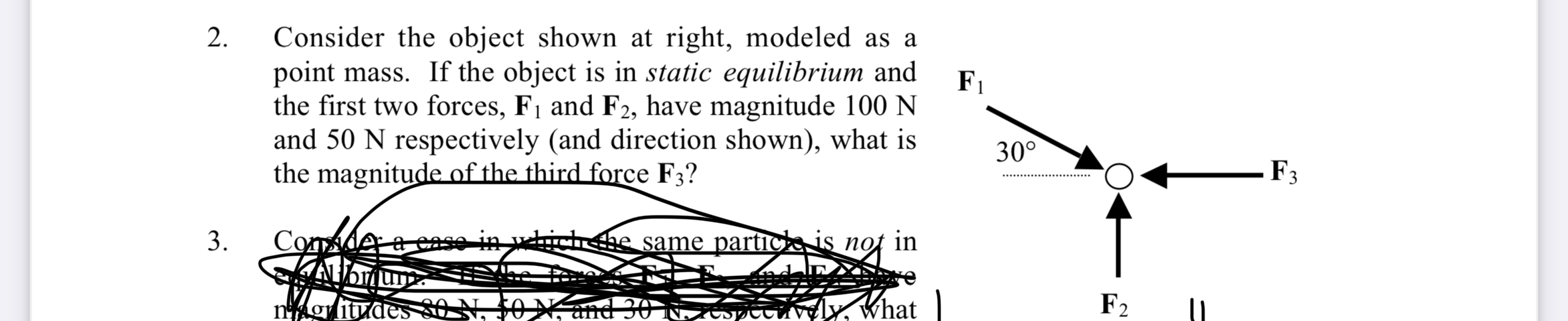 Solved Consider the object shown at right, modeled as apoint | Chegg.com