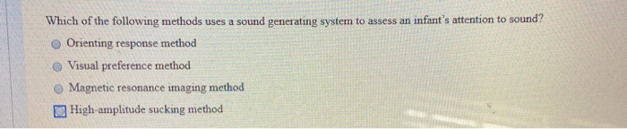 Solved Which of the following methods uses a sound | Chegg.com