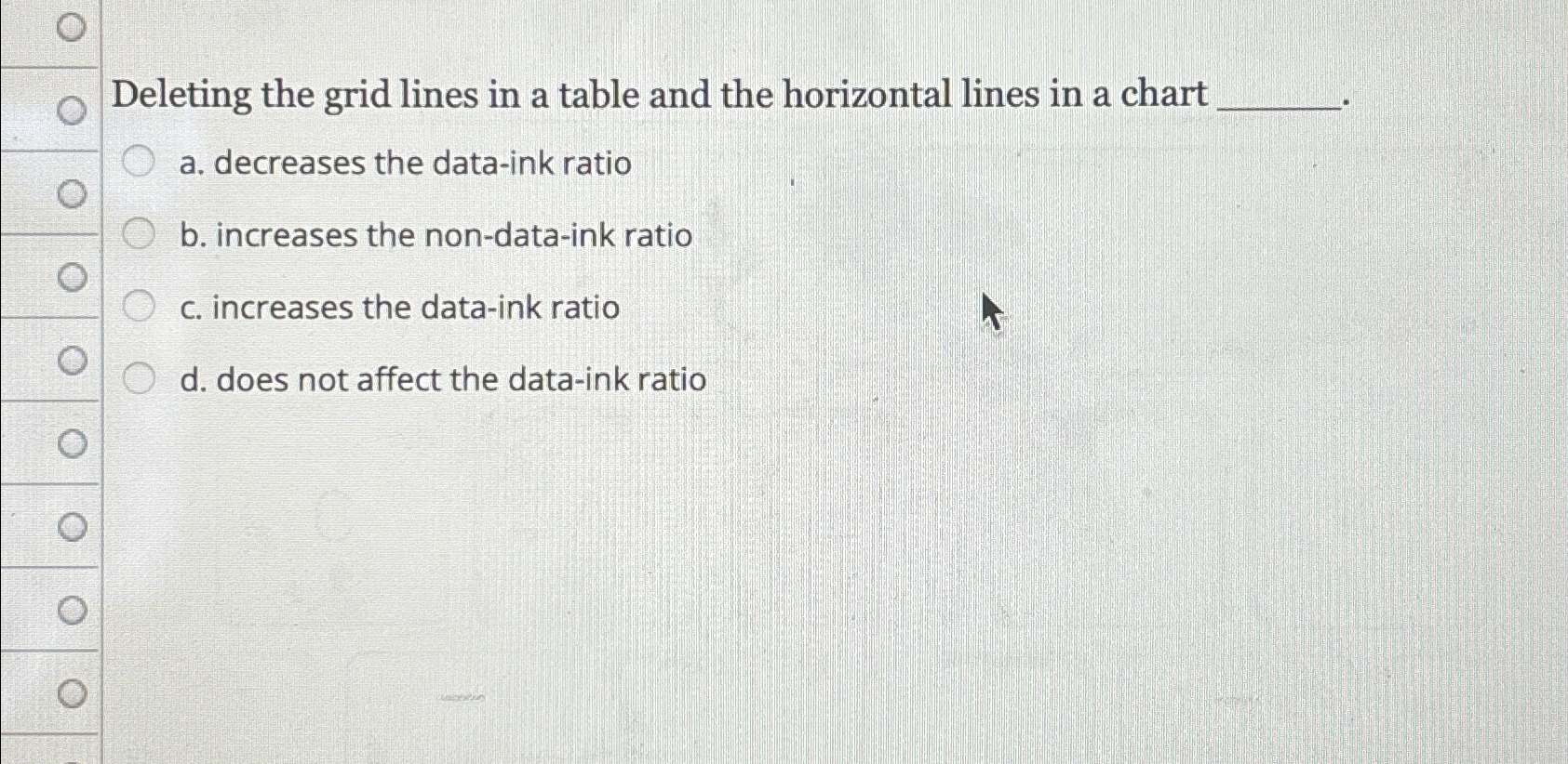 Solved Deleting the grid lines in a table and the horizontal | Chegg.com