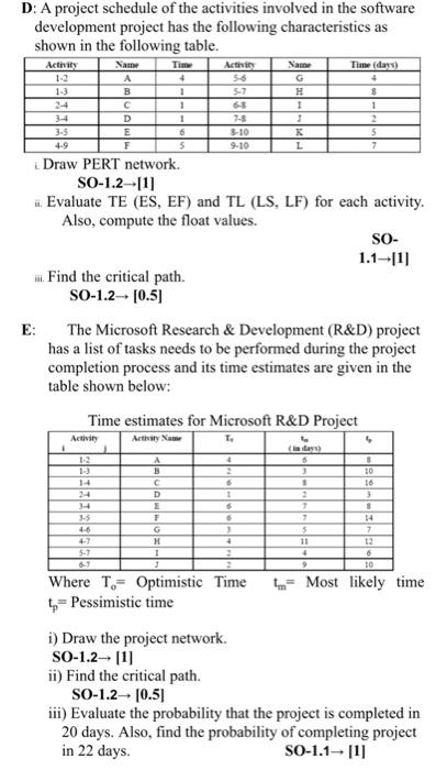 Solved Outcome-1 & 4 Outcome-1: Analyze a complex computing | Chegg.com