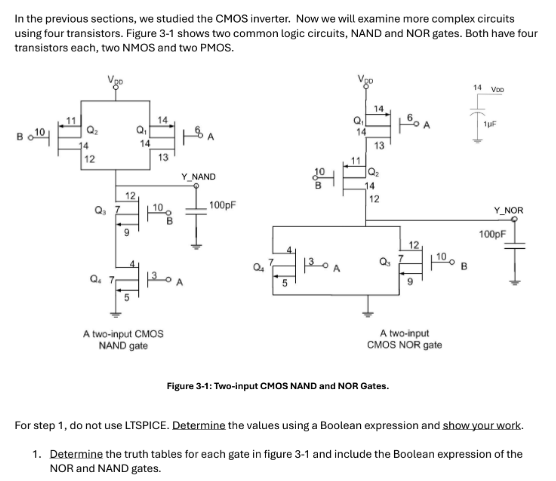 In the previous sections, we studied the CMOS | Chegg.com