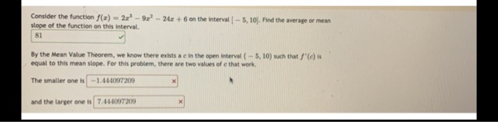 Solved Consider the function () -22-92-24 + 6 on the | Chegg.com