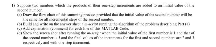 Solved 1) Suppose two numbers which the products of their | Chegg.com