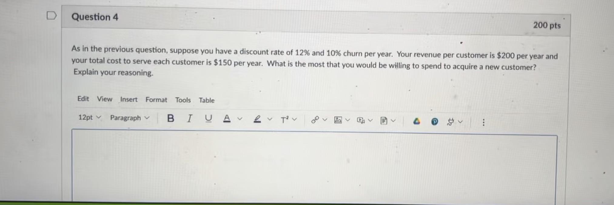 Solved Question 4200ptsAs in the previous question, suppose | Chegg.com