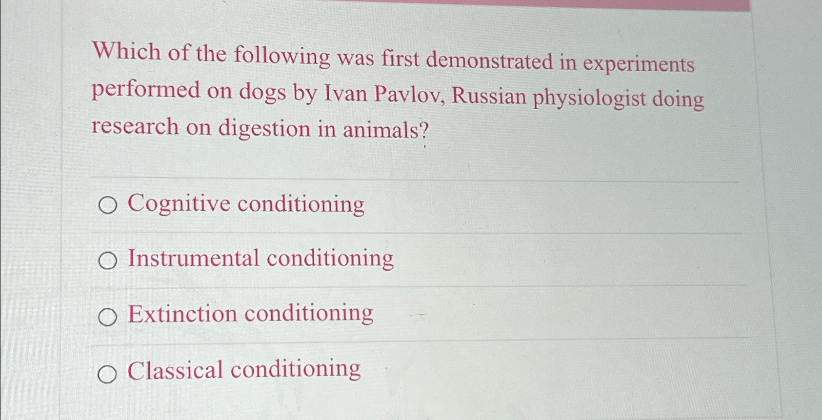 Solved Which of the following was first demonstrated in | Chegg.com