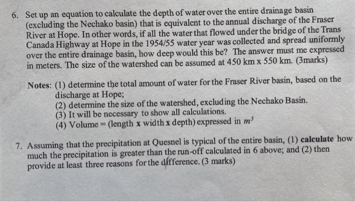 Solved 10 EXERCISE 3: HYDROGRAPH INTERPRETATION (20 MARKS) A | Chegg.com