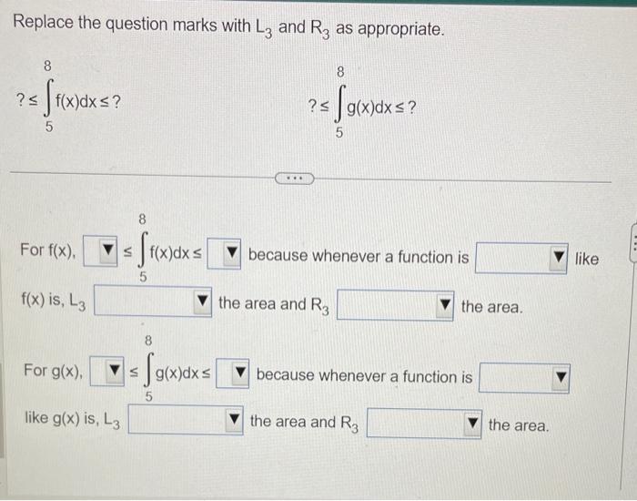 Replace the question marks with L3 and R3 as | Chegg.com