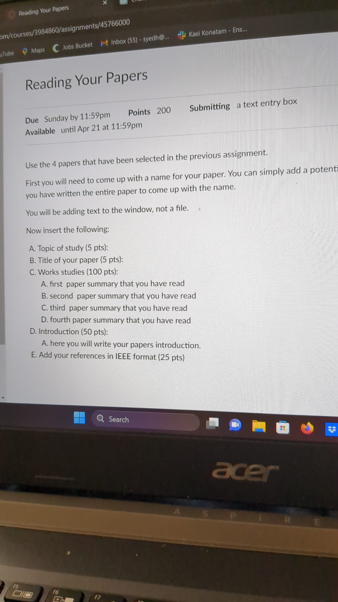 Solved Reading Your | Chegg.com