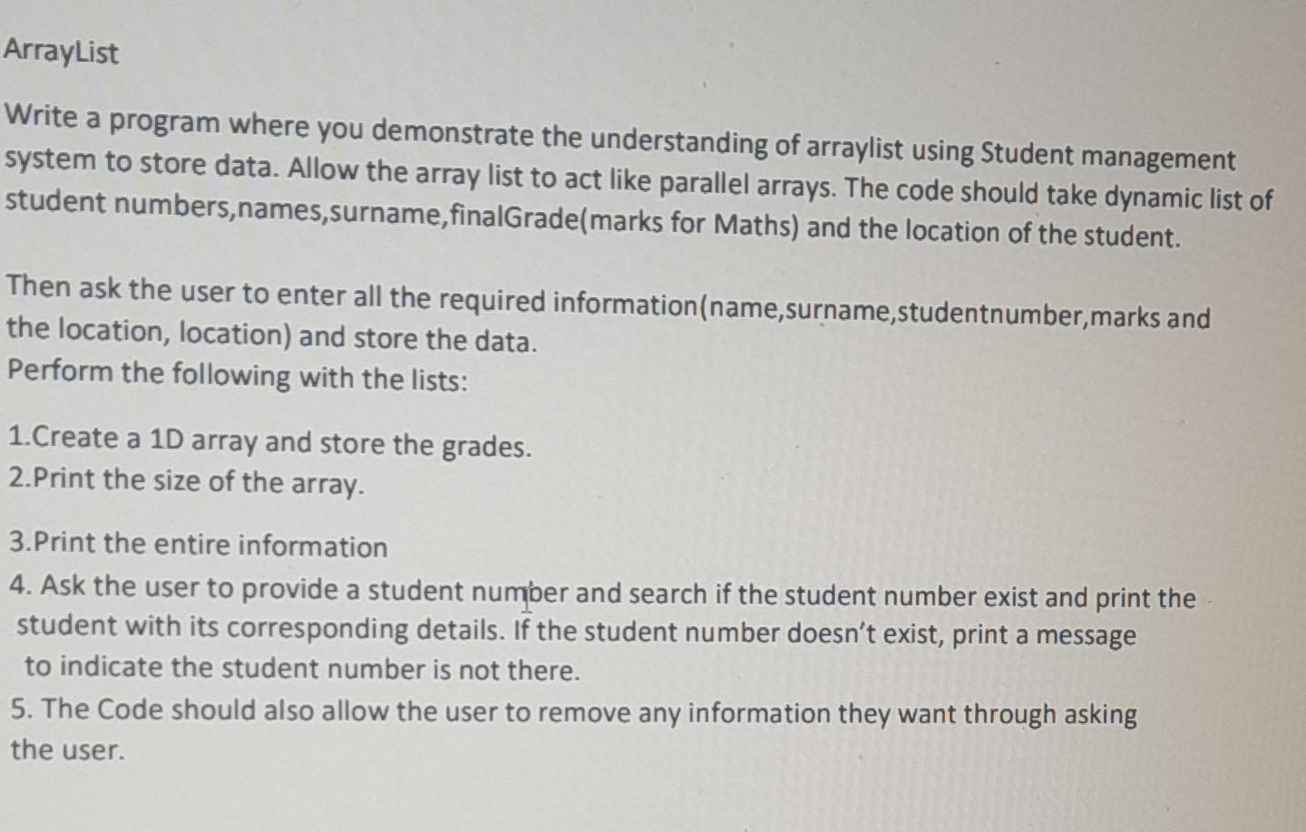 Solved Write a program where you demonstrate the | Chegg.com