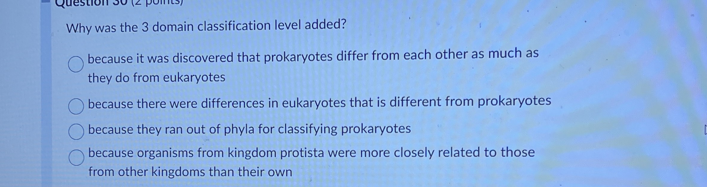 Solved Why was the 3 ﻿domain classification level | Chegg.com