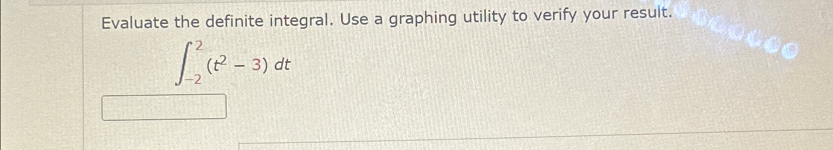 Solved Evaluate the definite integral. Use a graphing | Chegg.com