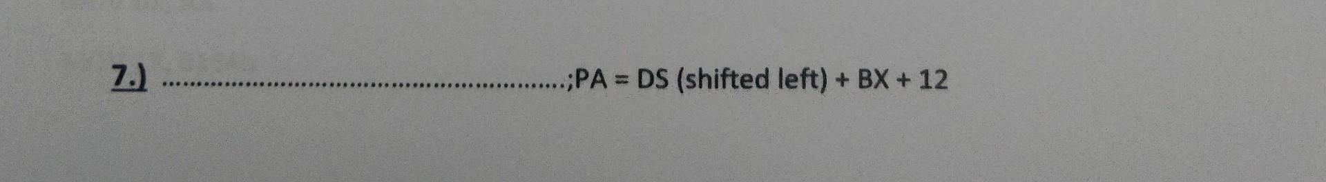 Solved what is the code for this 8086 microprocessor | Chegg.com