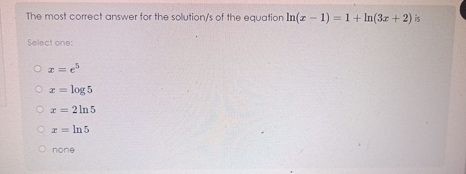 Solved The most correct answer for the solution/s of the | Chegg.com