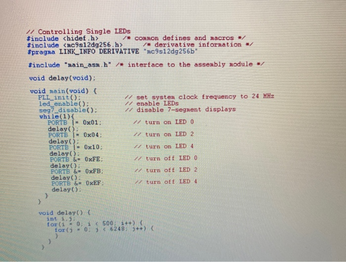 Using CodeWarrior implement the following:- | Chegg.com