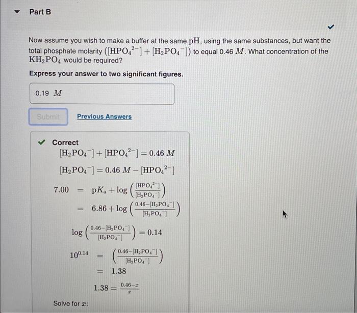 Solved Suppose you wanted to make a buffer of exactly pH7.00 | Chegg.com