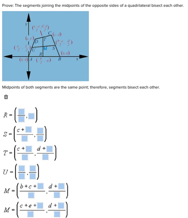Solved Prove: The segments joining the midpoints of the | Chegg.com