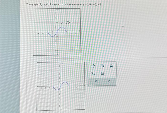 Solved The graph of y=f(x) is given. Graph the function | Chegg.com