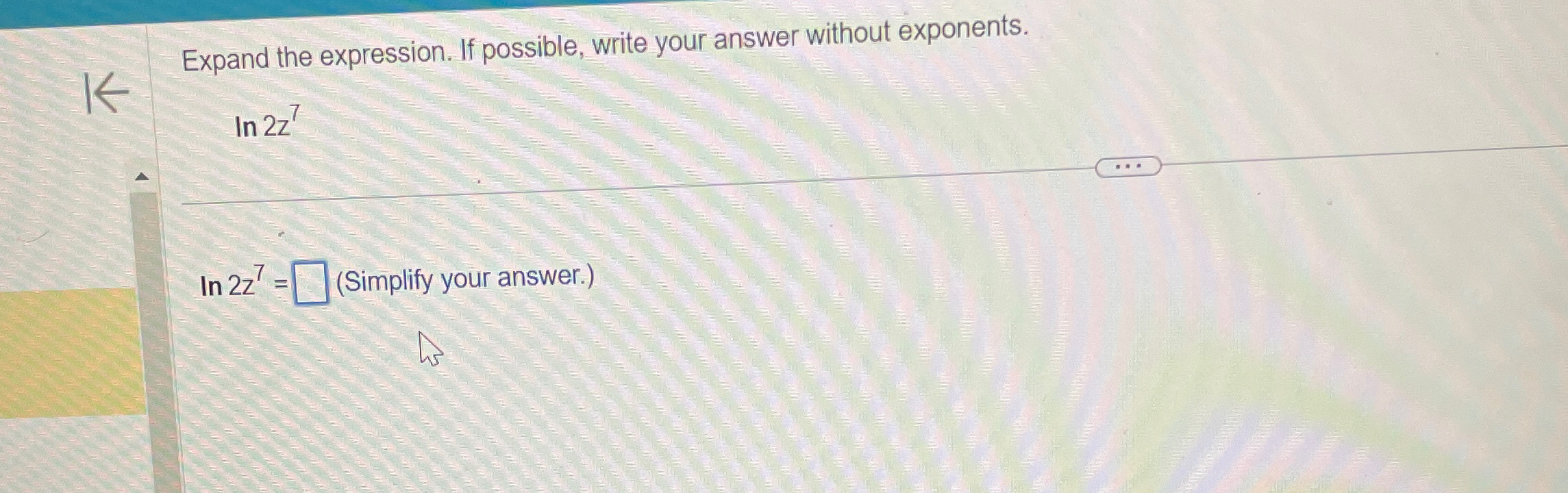 Solved Expand the expression. If possible, write your answer | Chegg.com
