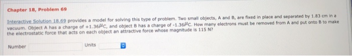 Solved Chapter 18, Problem 69 Interactive Solution 18.69 | Chegg.com