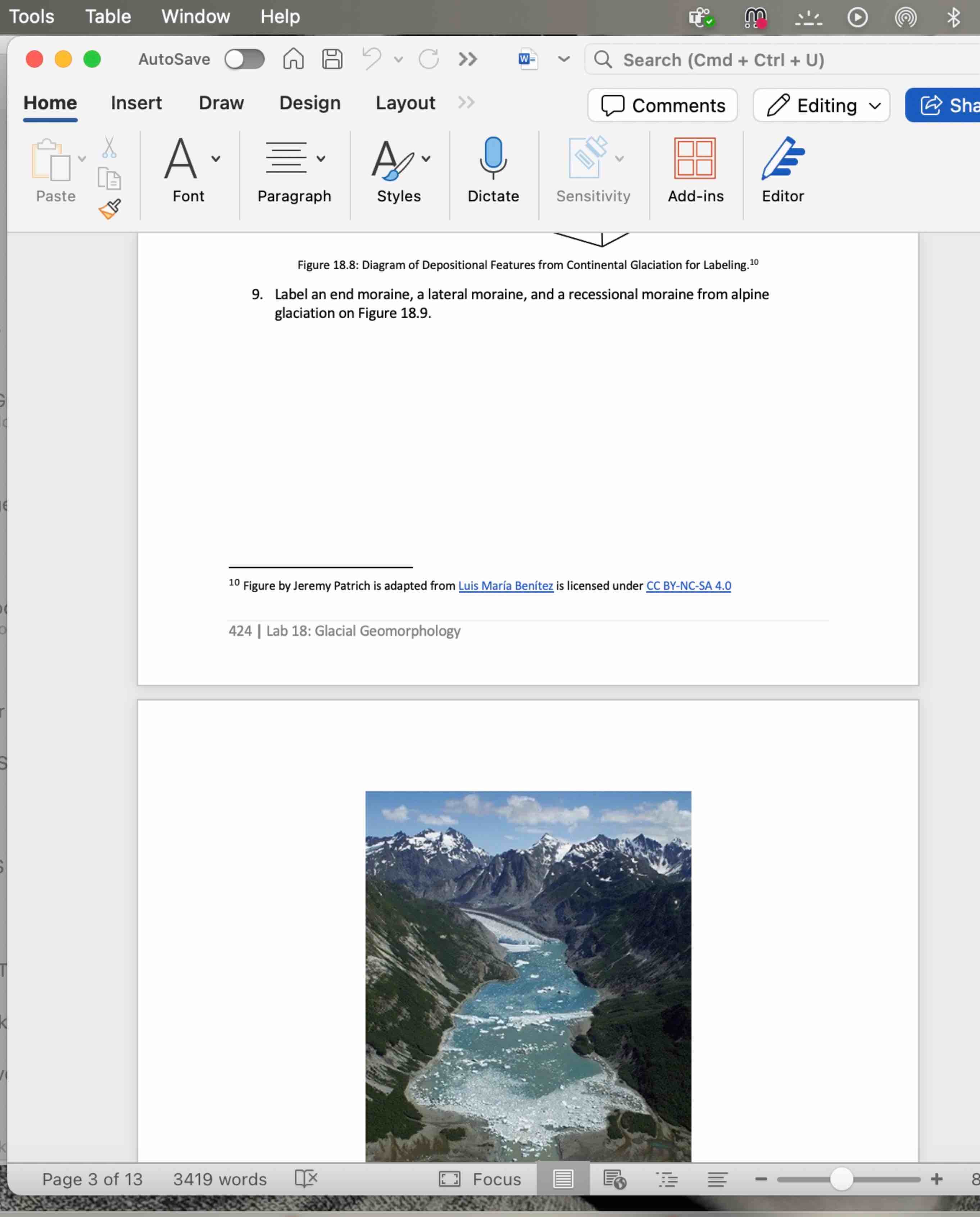 Solved Figure 18.8: Diagram of Depositional Features from | Chegg.com