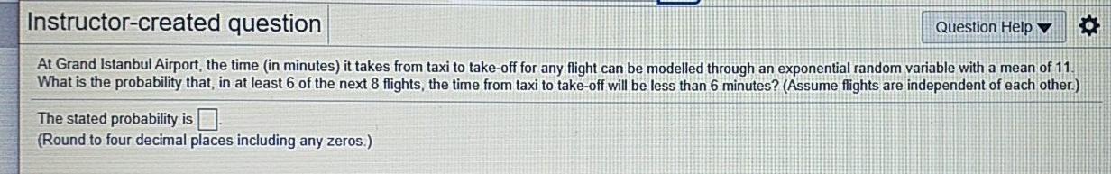 Solved Instructor-created question Question Help y At Grand | Chegg.com