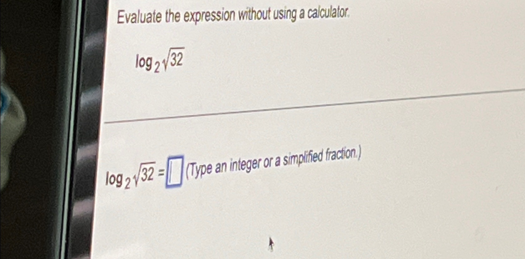 Solved Evaluate the expression without using a | Chegg.com