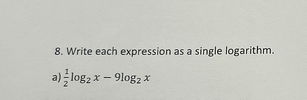 Solved Write each expression as a single | Chegg.com