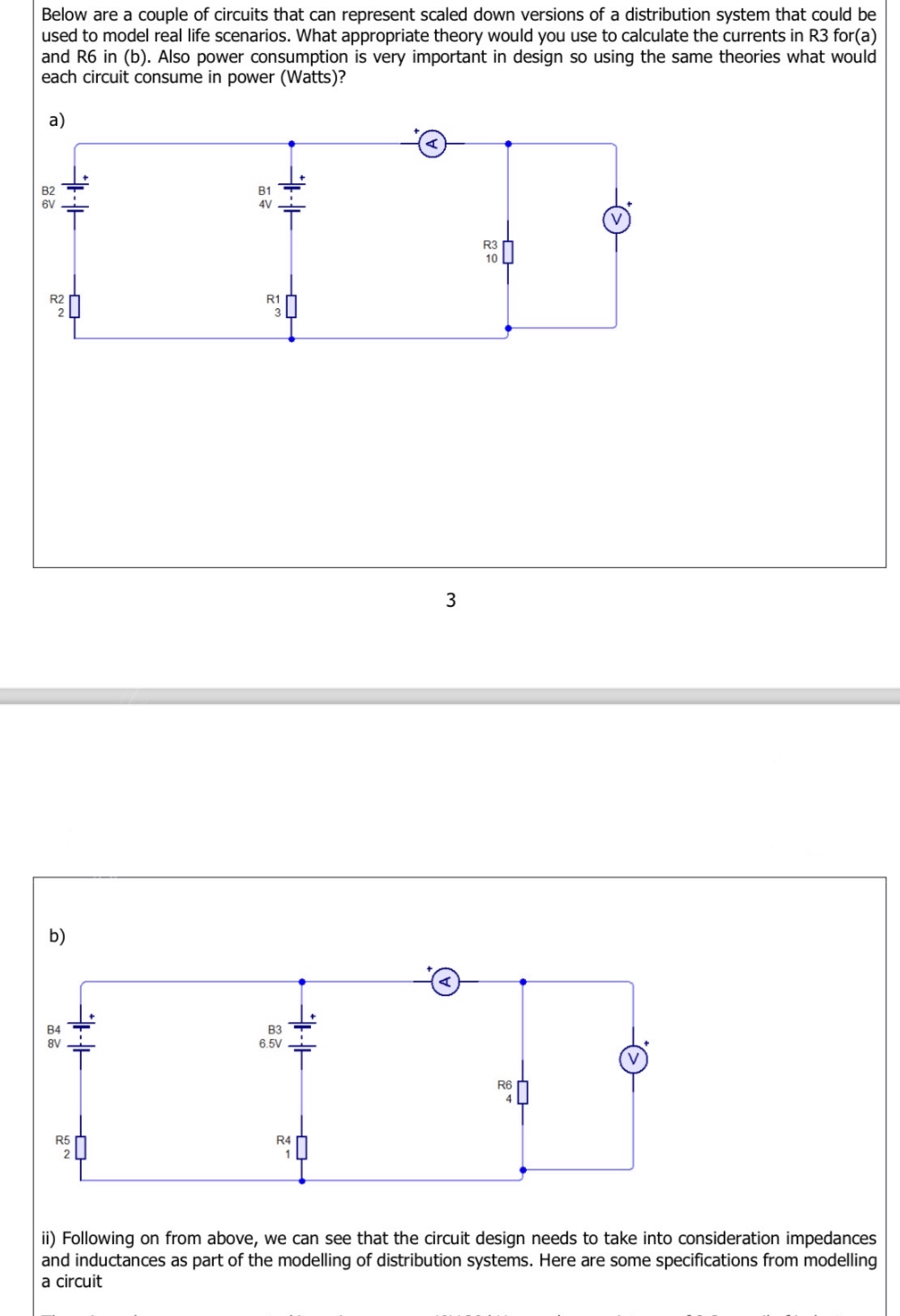 Solved Below are a couple of circuits that can represent | Chegg.com
