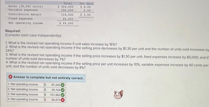Solved Required: (Consider each case independently): 1. What | Chegg.com
