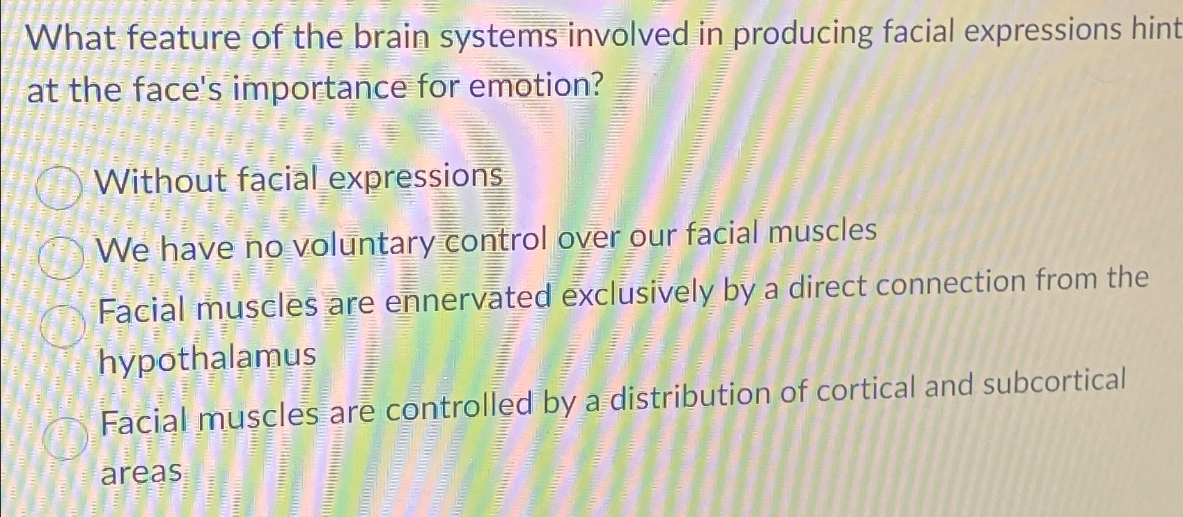 Solved What feature of the brain systems involved in | Chegg.com