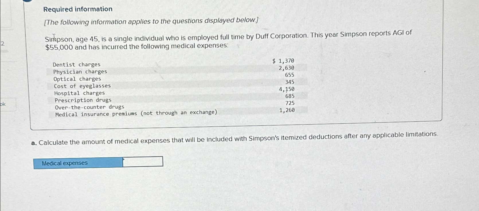 Solved Required information[The following information | Chegg.com