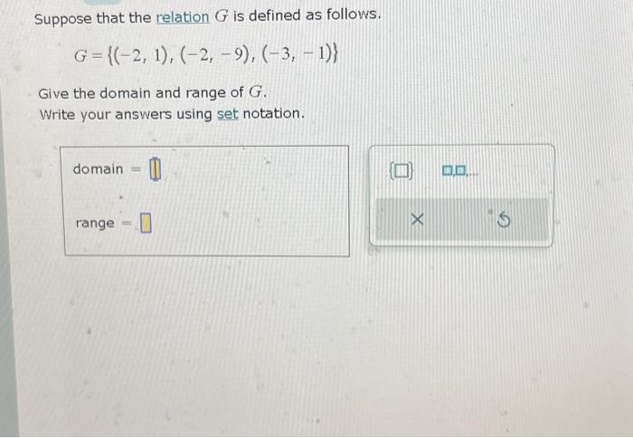Solved Suppose that the relation G is defined as follows. | Chegg.com