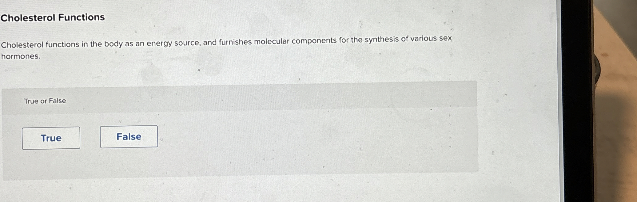 Solved Cholesterol FunctionsCholesterol functions in the | Chegg.com