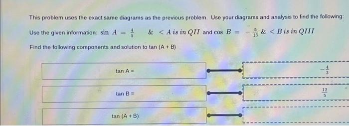 Solved This problem uses the exact same diagrams as the | Chegg.com
