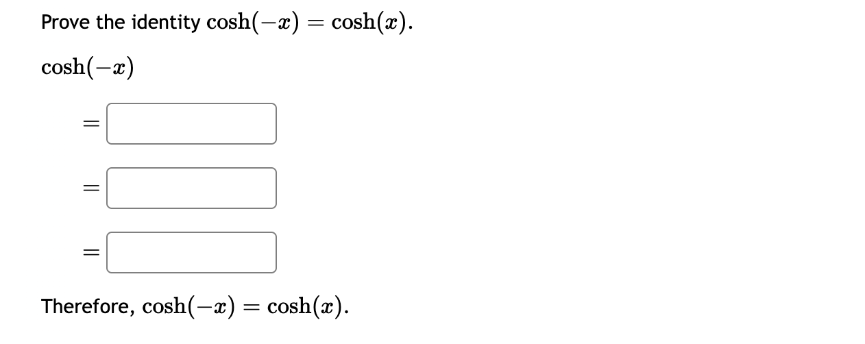 Solved Prove the identity | Chegg.com
