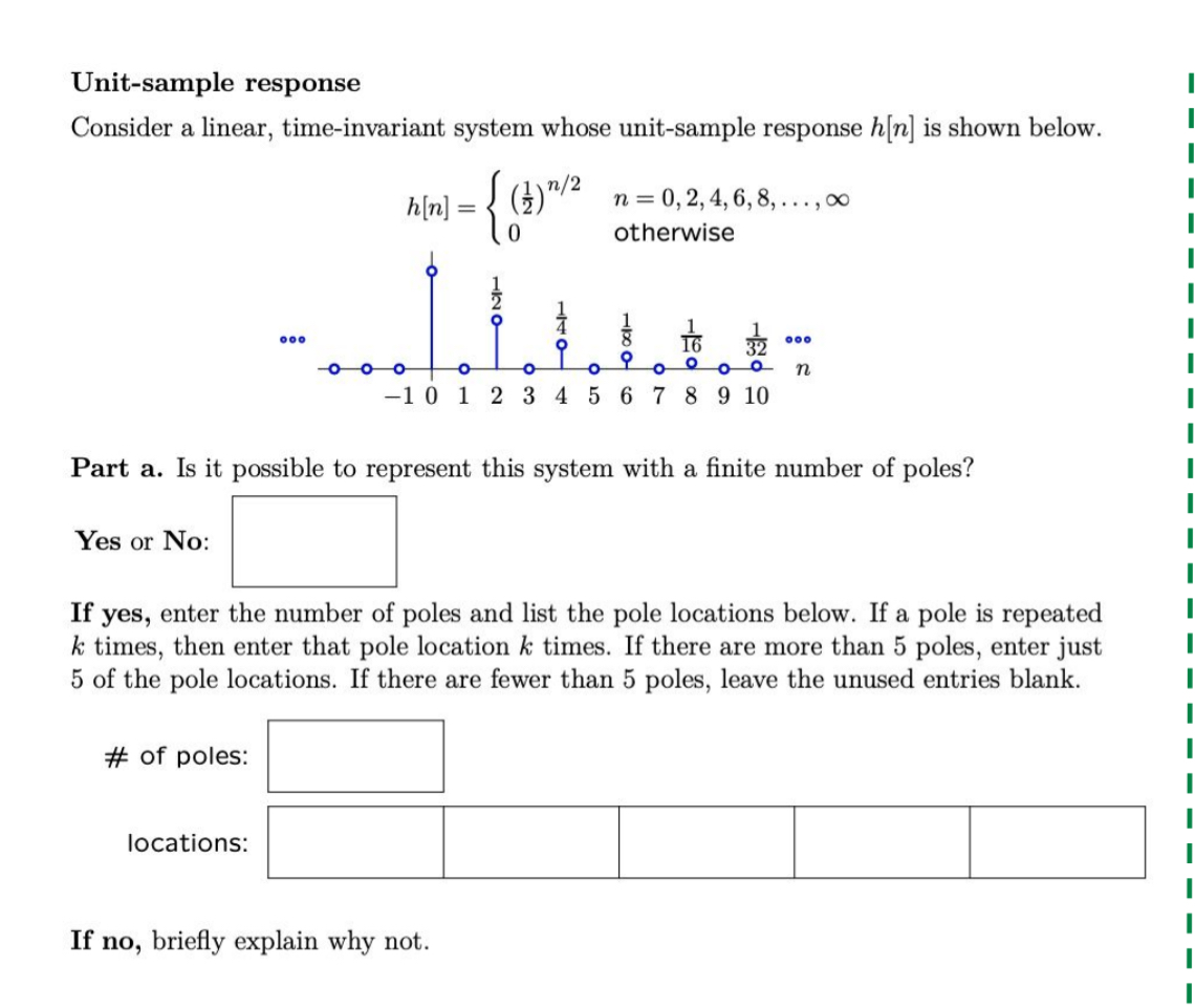 Solved Unit-sample responseConsider a linear, time-invariant | Chegg.com