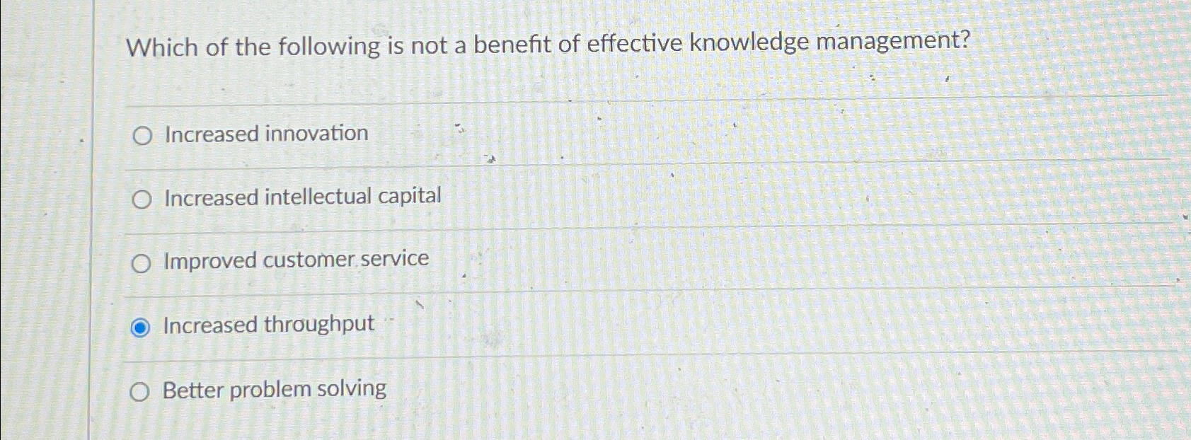 Solved Which of the following is not a benefit of effective | Chegg.com