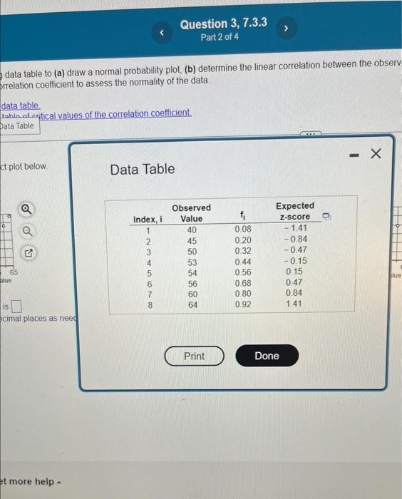 Solved citeral vatues of the coliedation cooficont to assest | Chegg.com