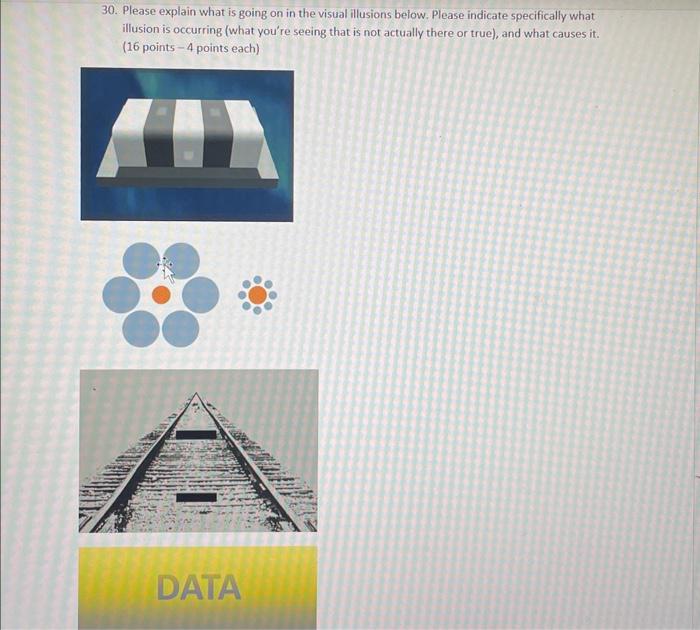 Solved 30. Please explain what is going on in the visual | Chegg.com