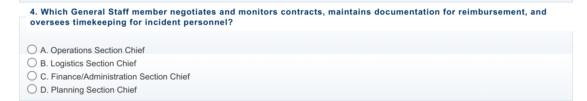Solved Which General Staff member negotiates and monitors | Chegg.com