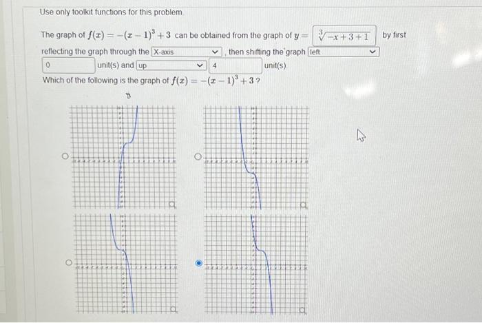 Solved Use only toolkit functions for this problem. The | Chegg.com