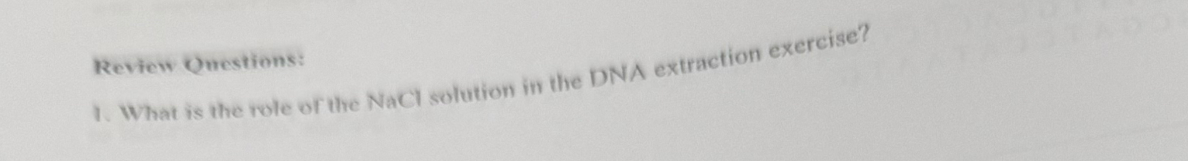 Solved Review Questions:What is the rote er the NaCl | Chegg.com