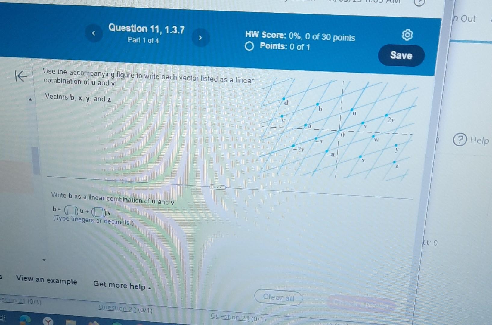 Use the accompanying figure to write each vector | Chegg.com