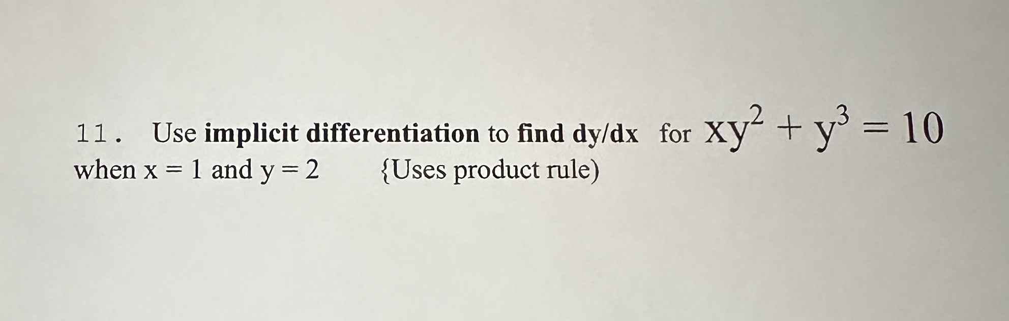 Solved Use implicit differentiation to find dy/dx for | Chegg.com