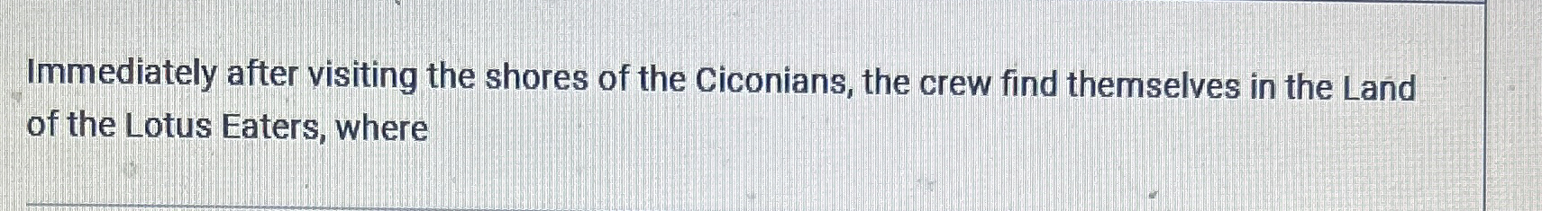 Solved Immediately after visiting the shores of the | Chegg.com