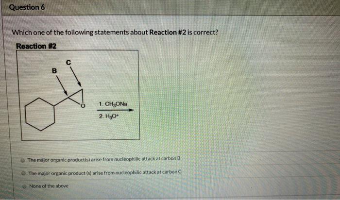 Solved Question 6 Which one of the following statements | Chegg.com
